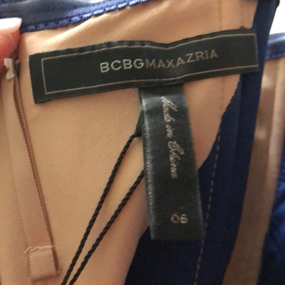 BCBGMaxAzria | Dresses | Brand New With Tags Stunning Blue Bcbg Gown ...